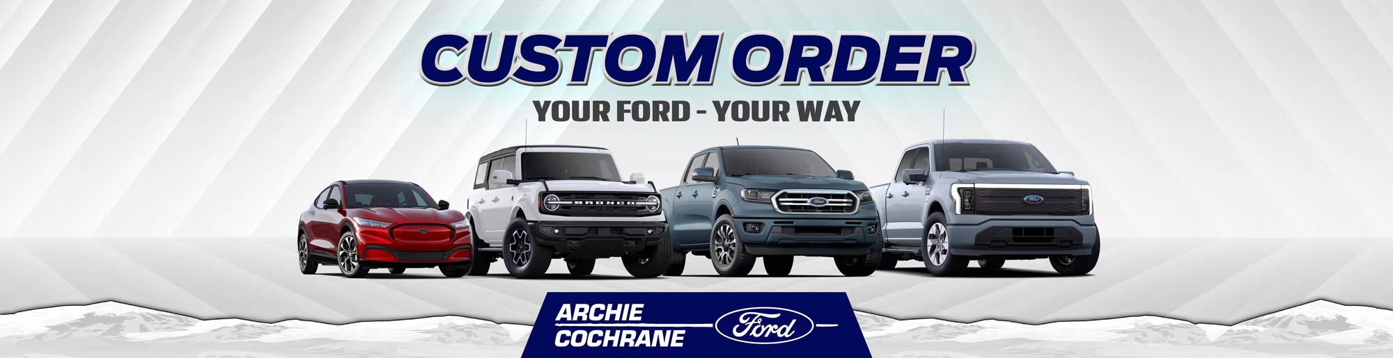 Custom Factory Order - Archie Cochrane Ford