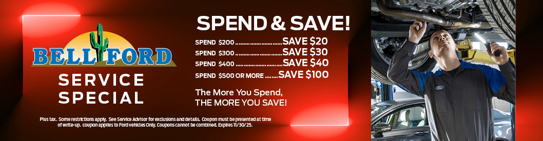 Ford Service Specials & Coupons in Phoenix, AZ - Bell Ford