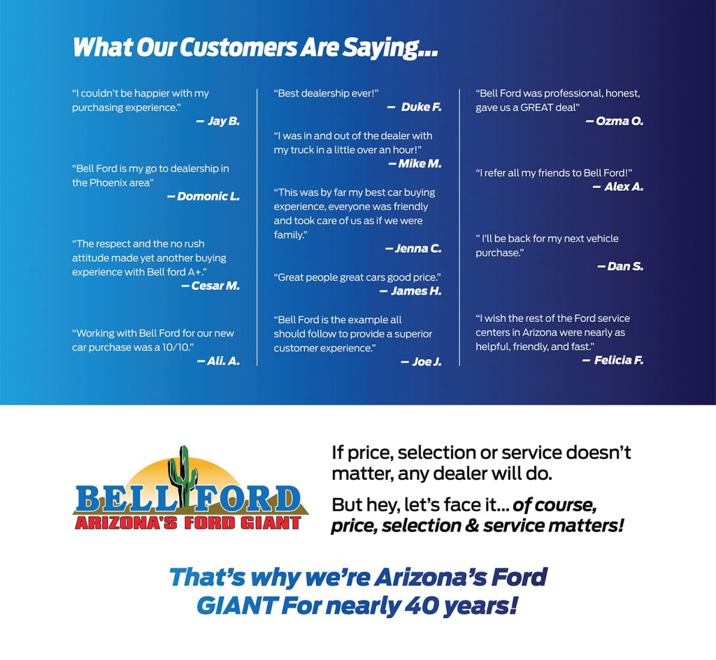 Why Bell Ford? | Bell Ford