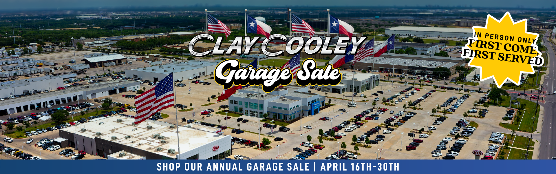 Garage Sale - Clay Cooley Auto Group