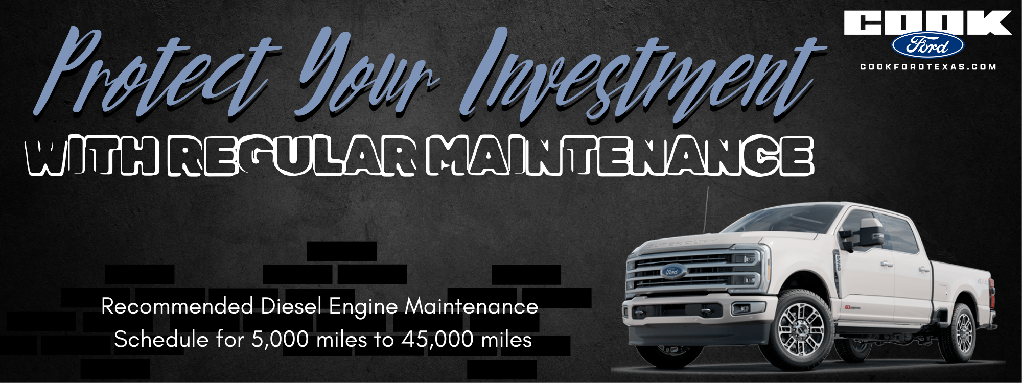 Diesel Maintenance Schedule Near La Marque, TX | Cook Ford