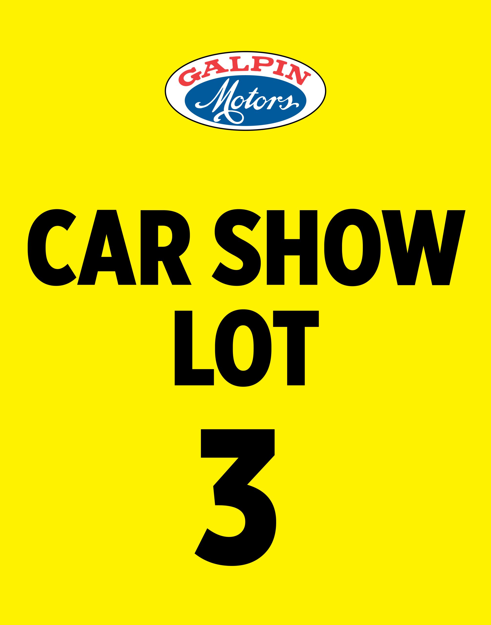 Galpin Car Show: Confirmation & Roll-In Details