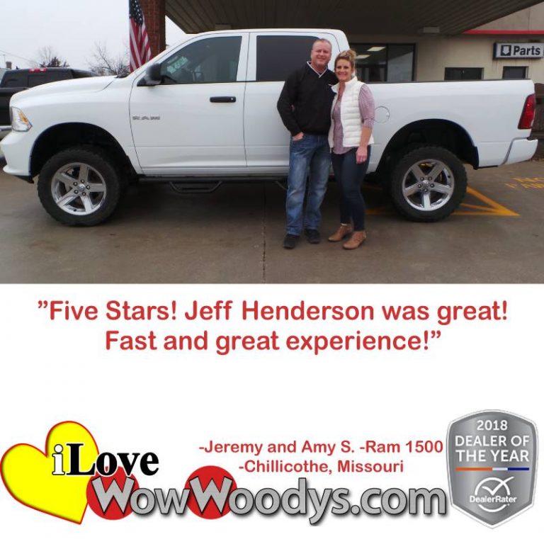 Jeremy and Amy S. - Chillicothe, Missouri - Wow Woody's